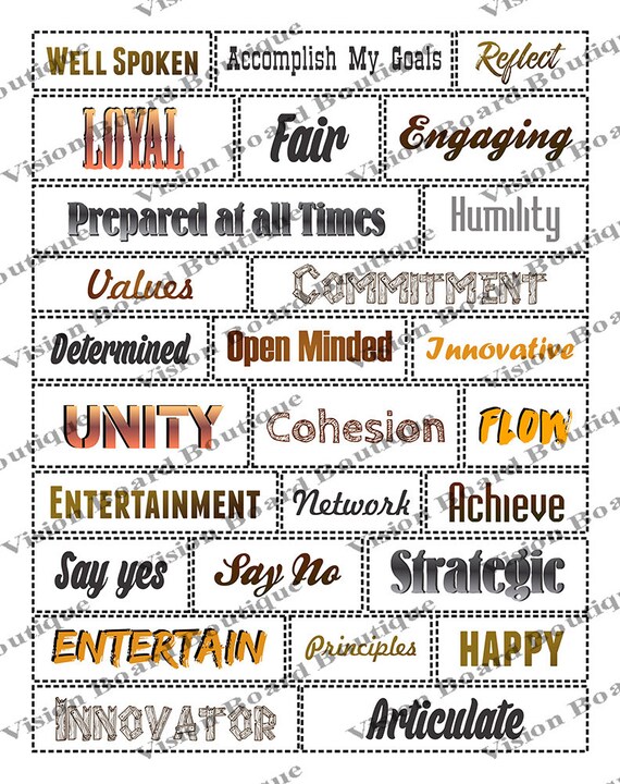 Vision Boards Cutouts