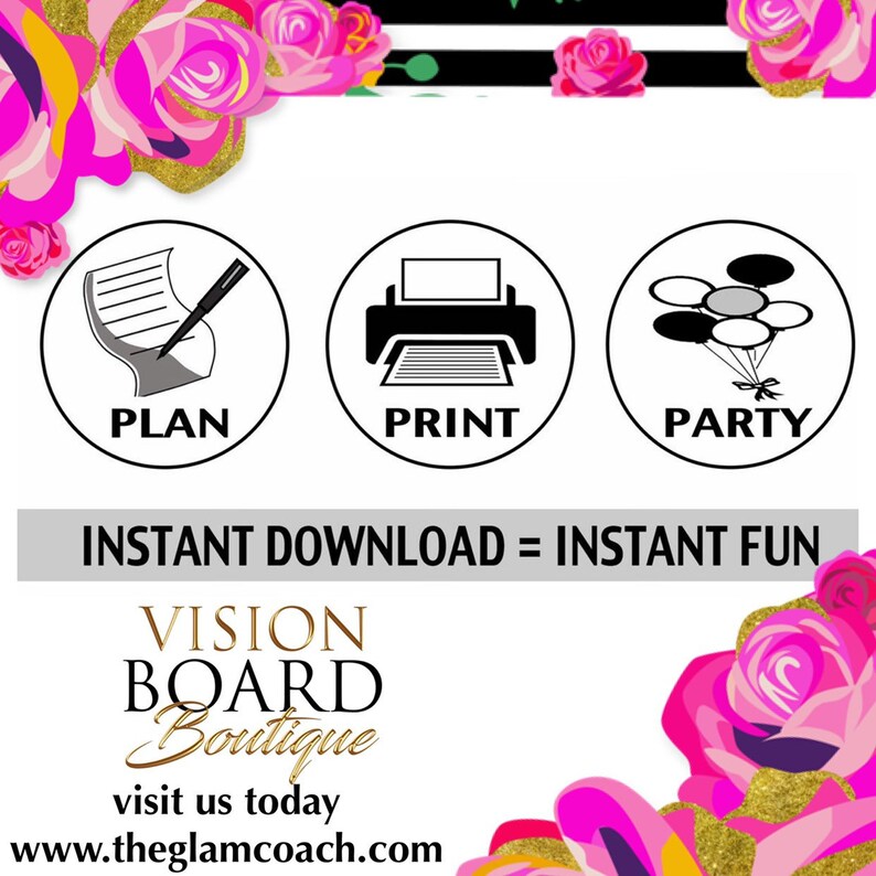 Vision Board Quote Cut Outs Printable Sheets - Etsy