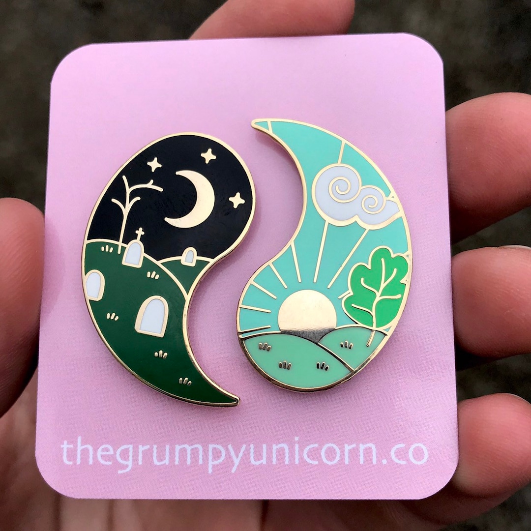 Life and Death Pin Set - Etsy