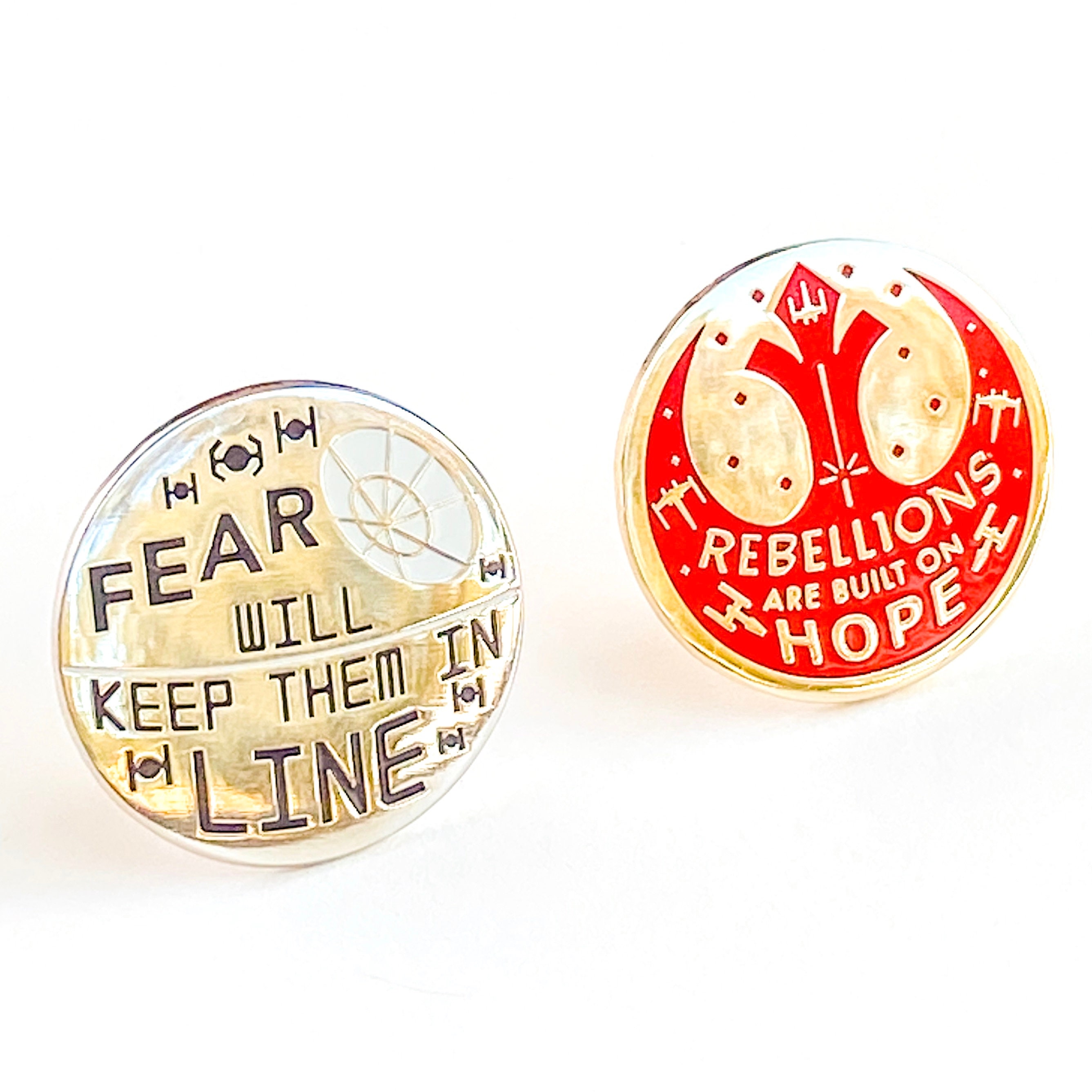 Fear Will Keep Them in Line Enamel Pin | Etsy