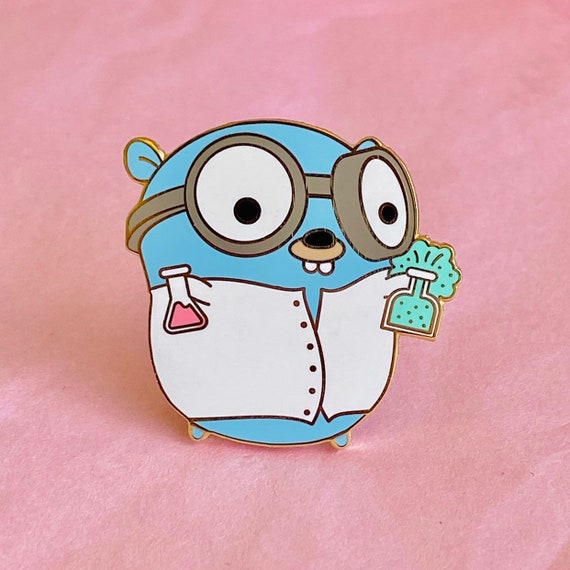 Vim Go Gopher Go Gopher Enamel Pins Golang Enamel Pin Hard Enamel Pin Programming Code Nerd