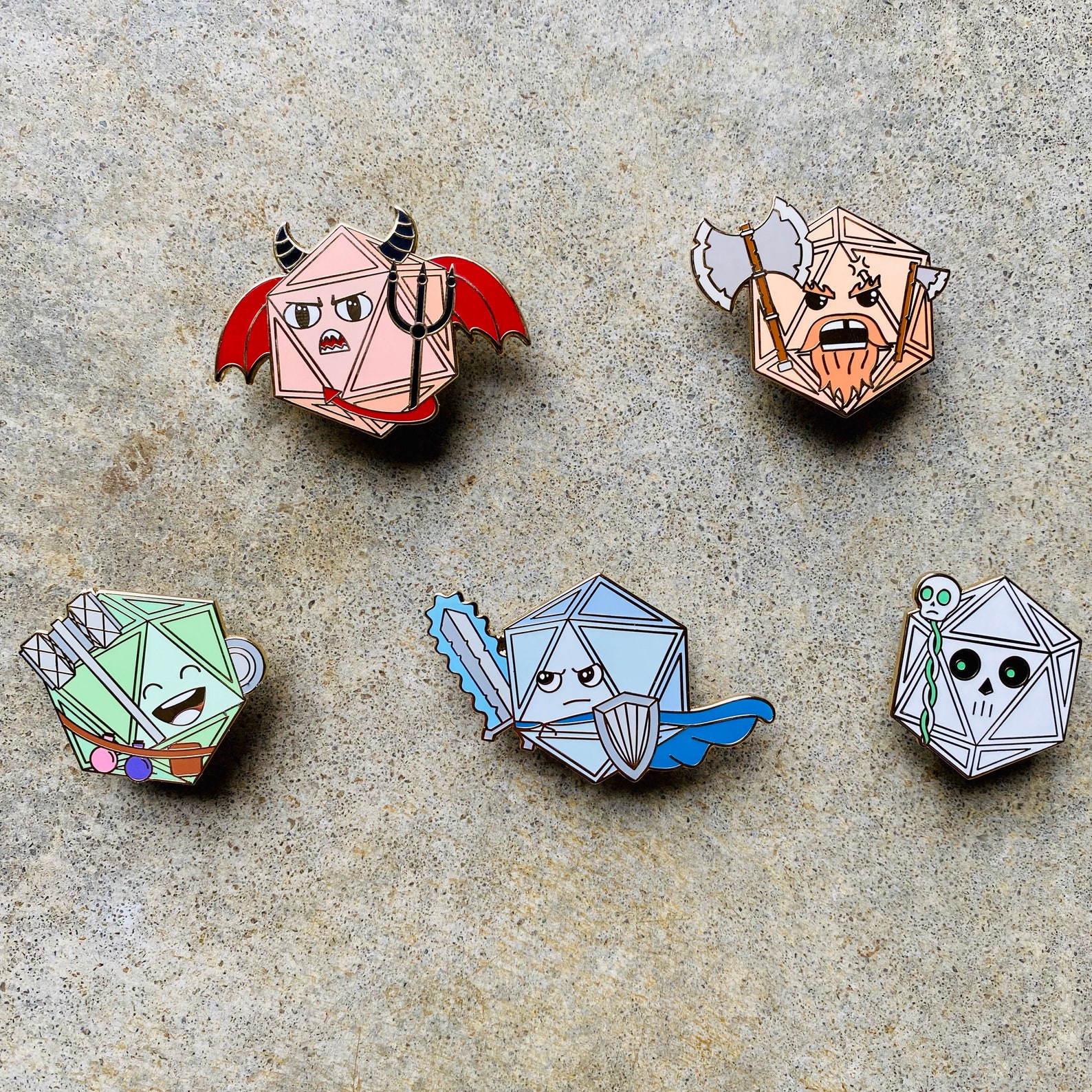 Dungeons and Dragons Creature Enamel Pins - Etsy Sweden