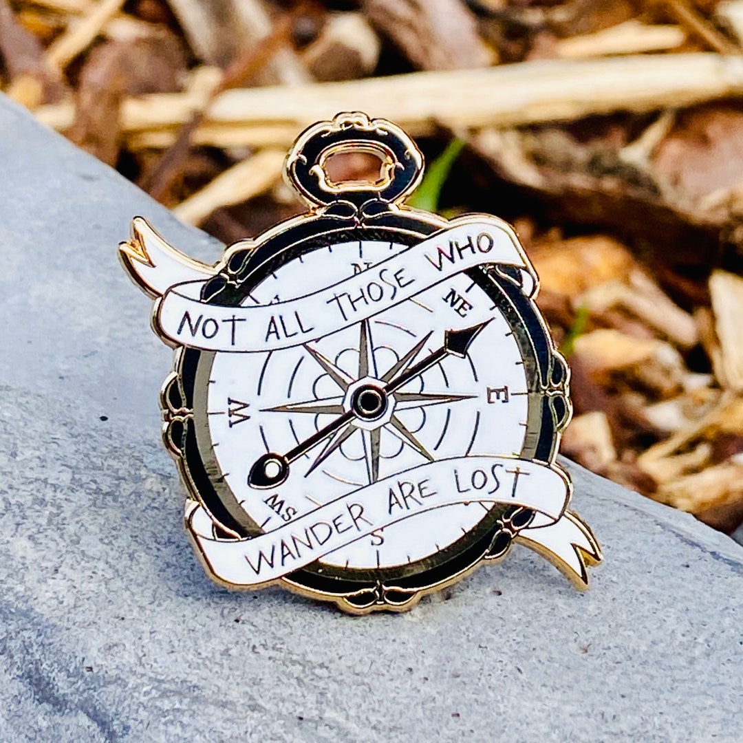 The Compass of Middle Earth LOTR Pin. - Etsy Australia