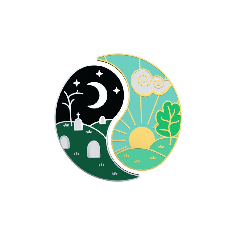 Life and Death Pin Set - Etsy