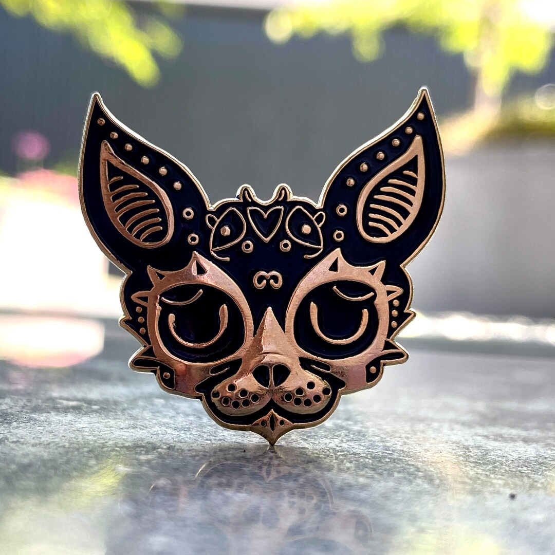 3D Jackal Enamel Pin - Etsy
