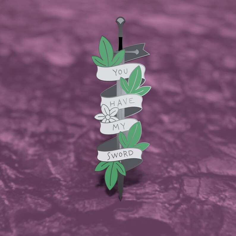 You Have My Sword Enamel Pin | Etsy