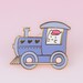 Cat Train Enamel Pin - Etsy