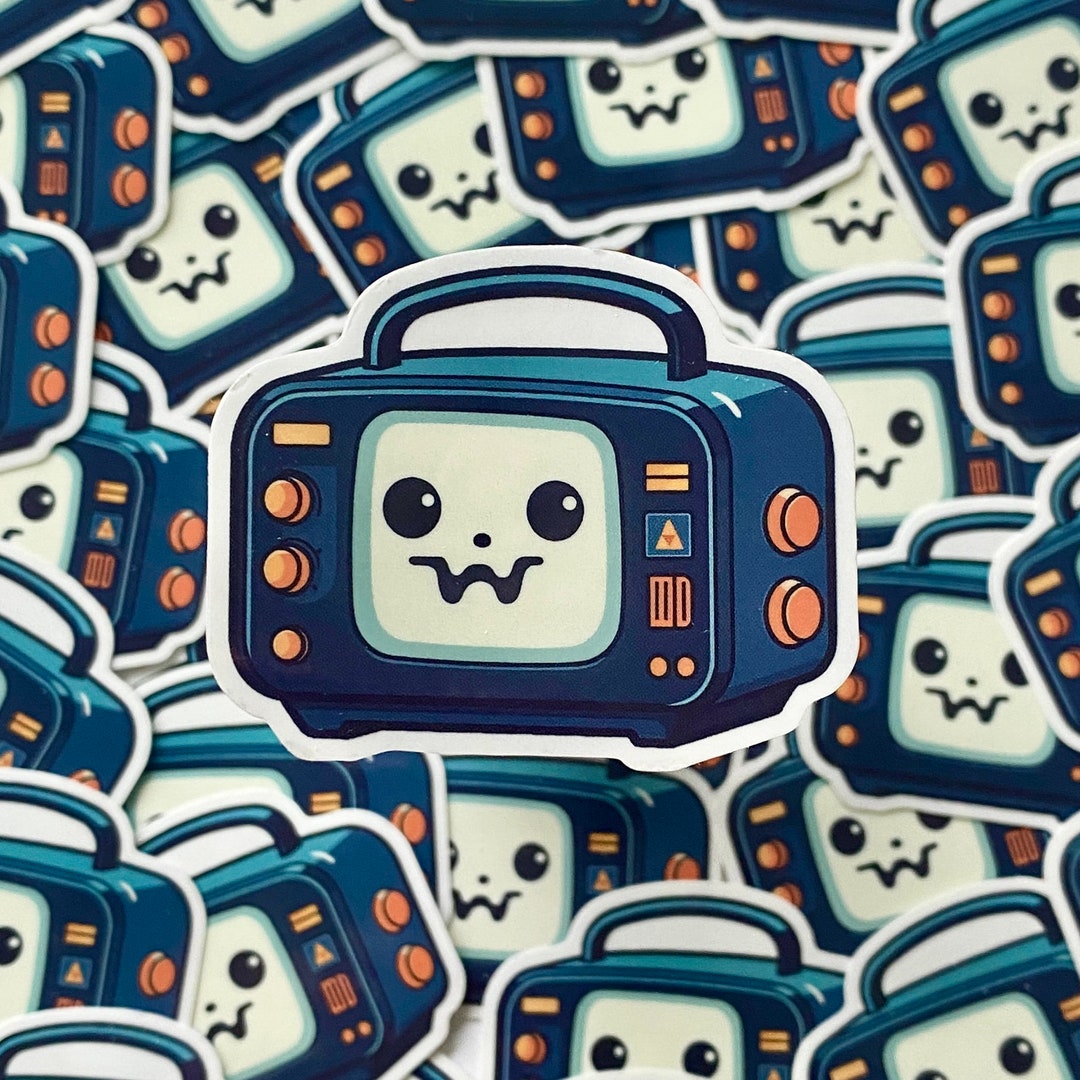 Phantom Flicker TV Sticker - Etsy