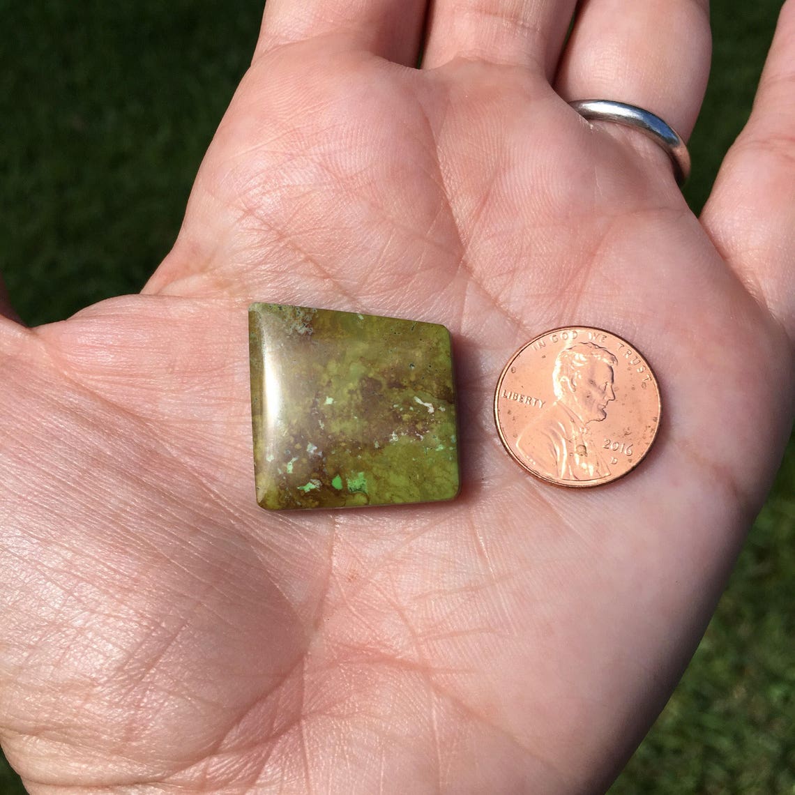 42 Carat Western Australia Green Gaspeite Cabochon | Gaspeite Cabochons ...