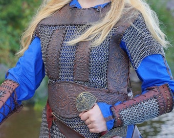 Leather breastplate | Etsy