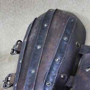 Viking Leather Bracers Medieval Larp and Sca Arm Armor | Etsy