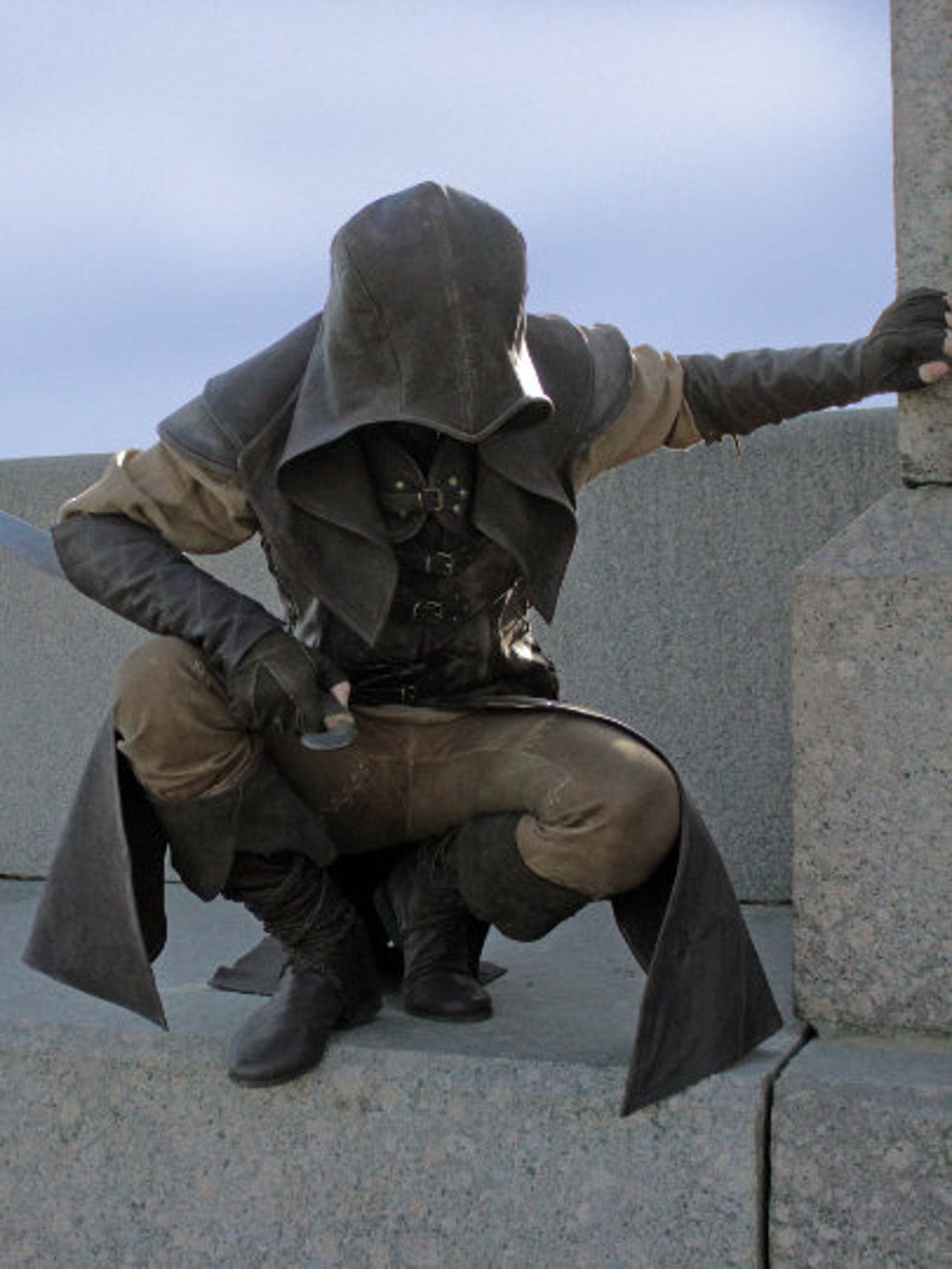 Assassin Costume Leather Armor For Larp Cosplay Costume Etsy
