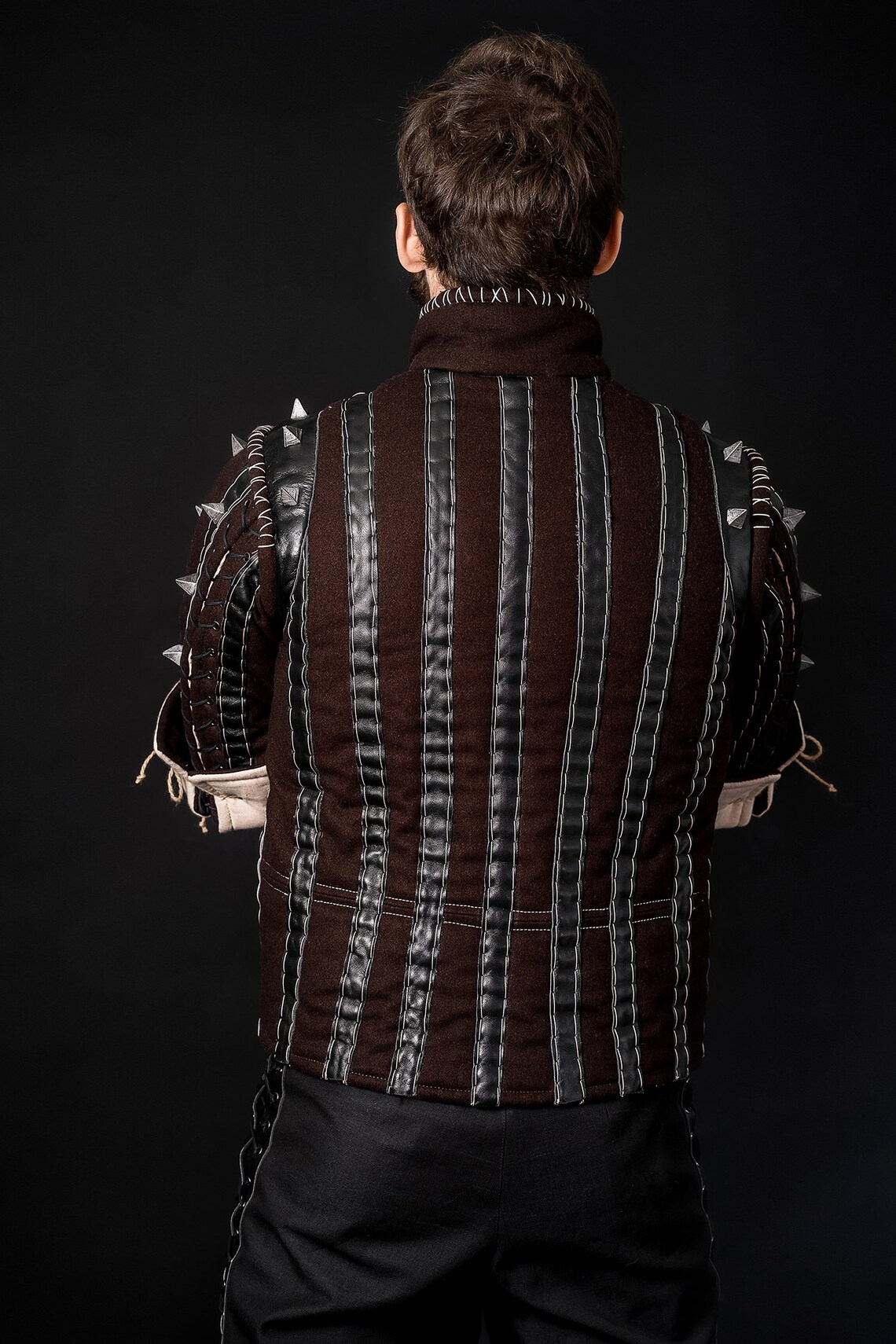 Eskel gambeson with thorns Witcher 3 medieval larp & sca | Etsy