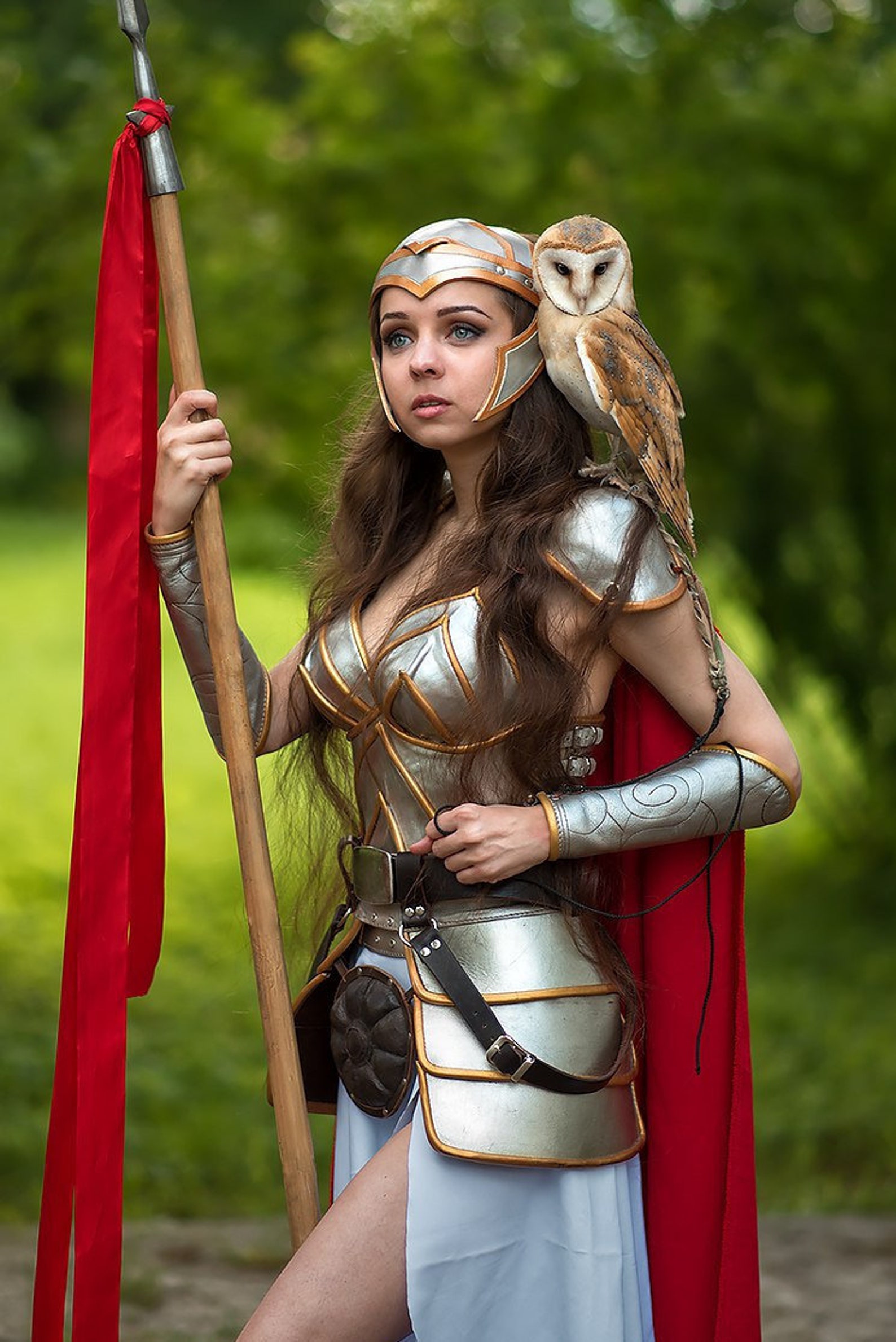 Womens Cosplay Elven Costume Elf Armor Set Shieldmaiden Etsy