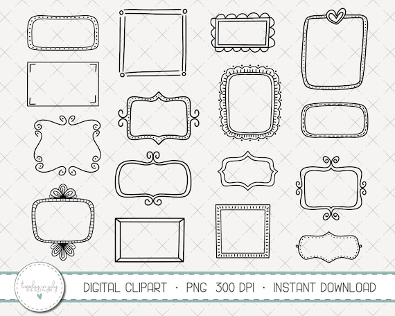 Square Frames Clipart Png