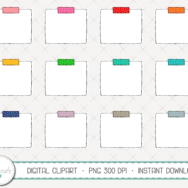 Clip Art Washi Tape - Etsy
