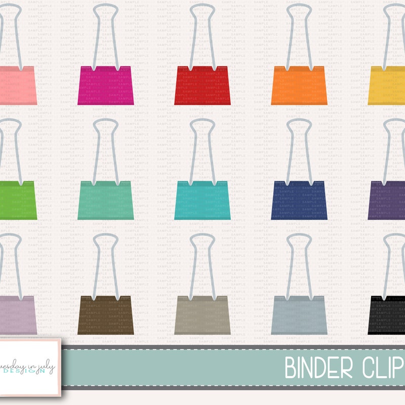 Binder Clip - Etsy