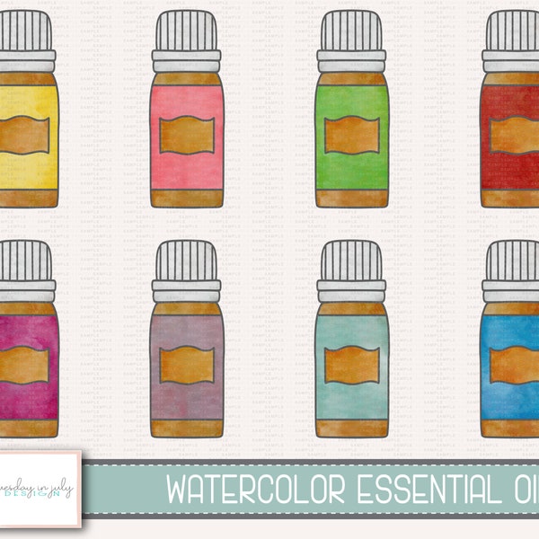 Essential Oil Clipart - Etsy