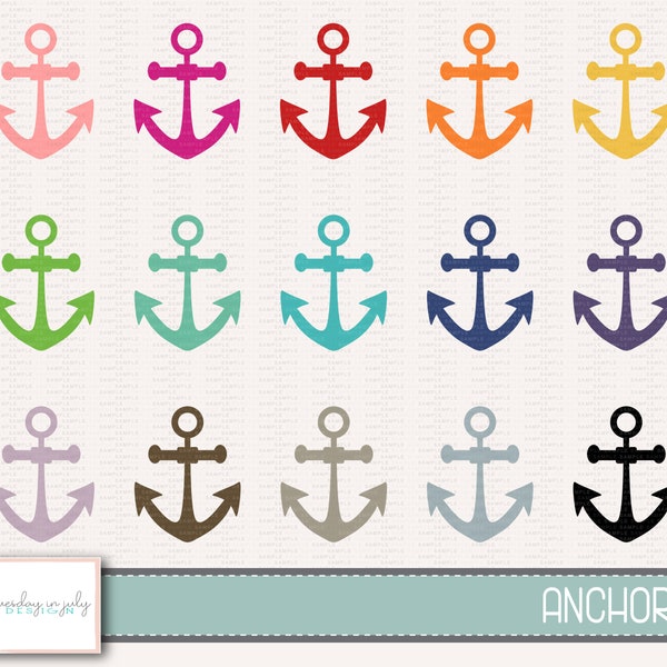 Anchor Clip Art - Etsy