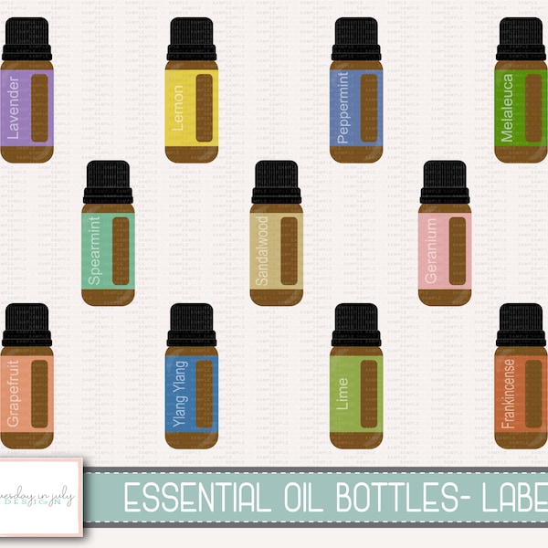Essential Oil Clipart - Etsy