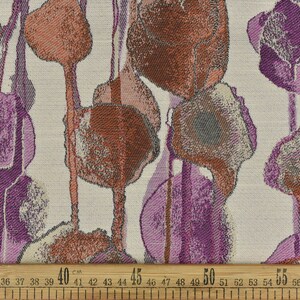 Vintage Home Decor Large Scale Floral Pattern Upholstery Fabric by the ...