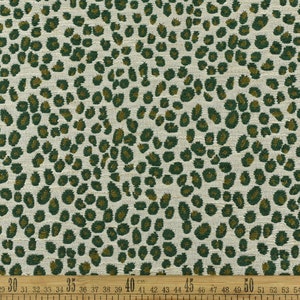 Designer Heavy Weight Leopard Jacquard Textured Upholstery Fabric in ...
