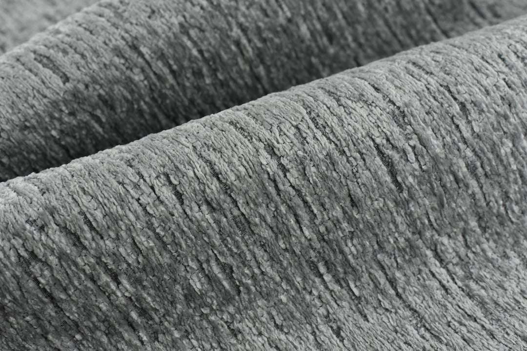 Modern Abstract Woven Raised Iron Gray Chenille Texture Upholstery ...