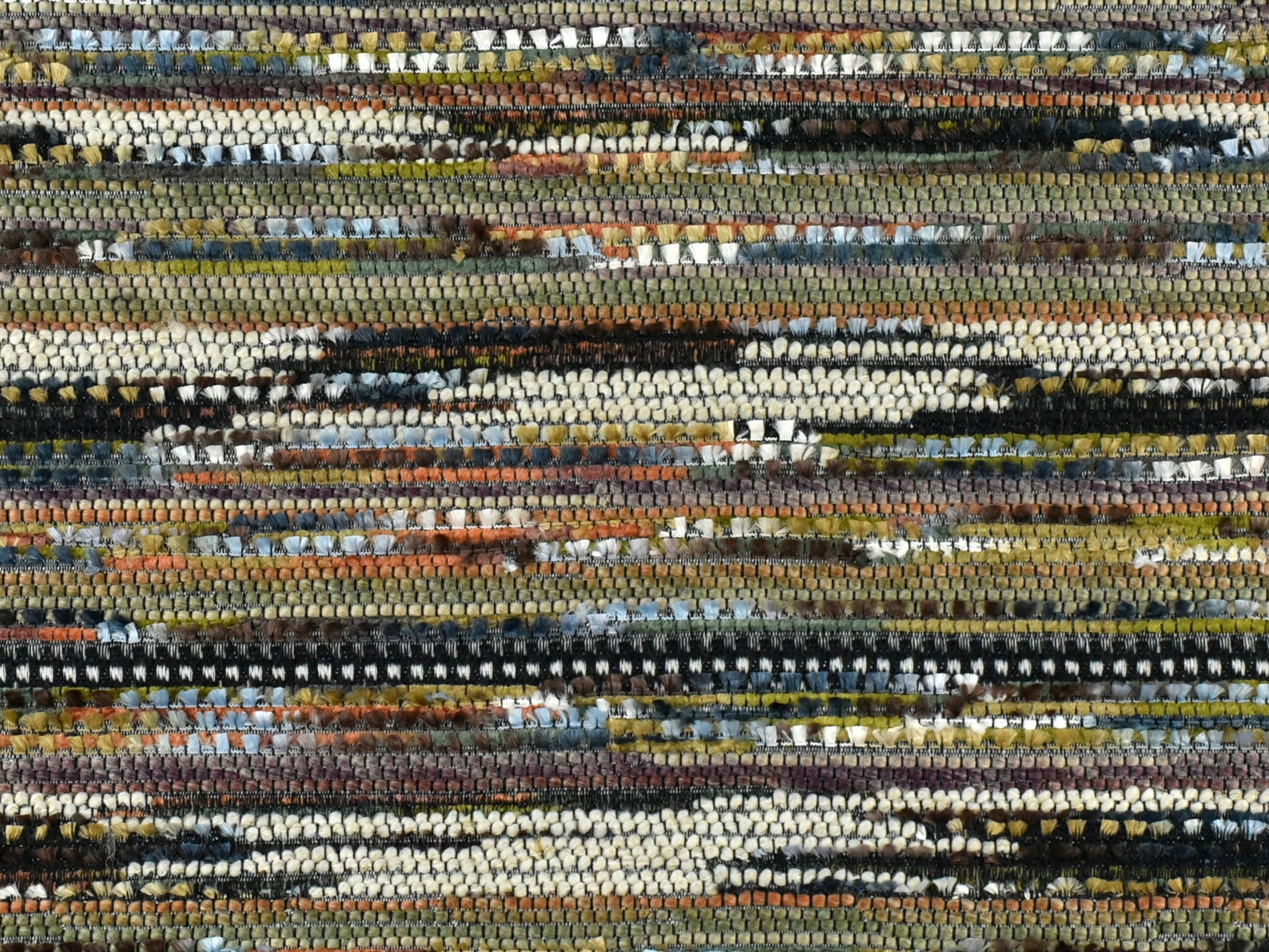 Multi-colored Modern Wool Blend Tweed Design Abstract Stripes ...