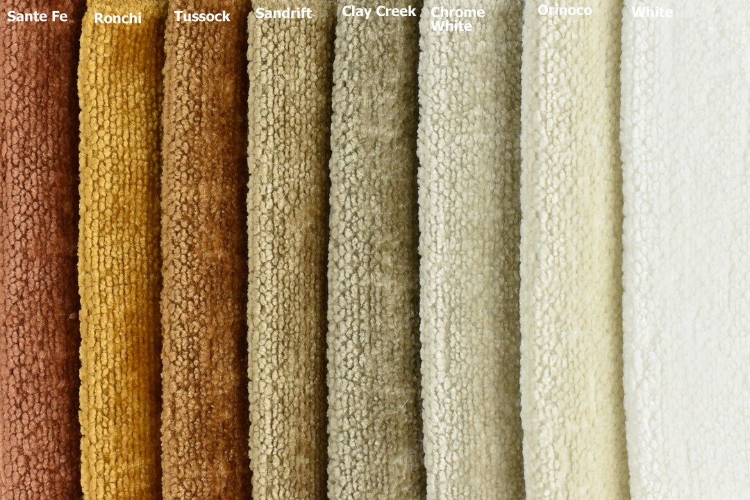 Chenille Textured Solid Color Upholstery Fabric|plushed Soft Hand ...