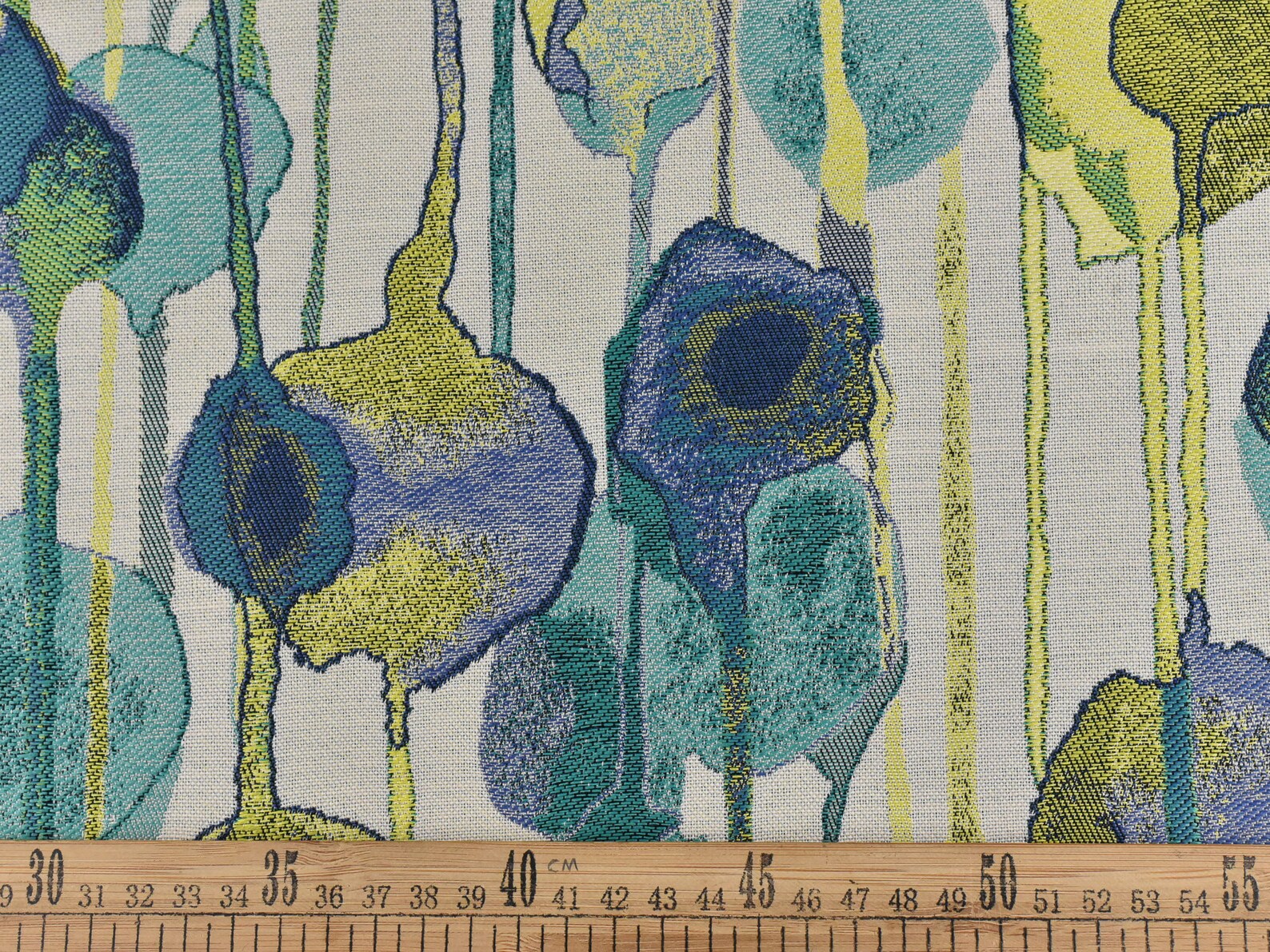 Vintage Home Decor Large Scale Floral Pattern Upholstery Fabric by the ...