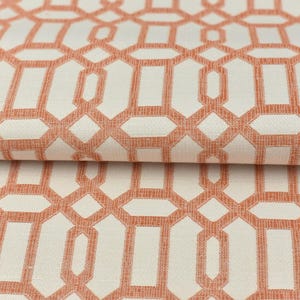 Vintage Fretwork Geometric Jacquard Home Decor Fabric for Chair Drapery ...