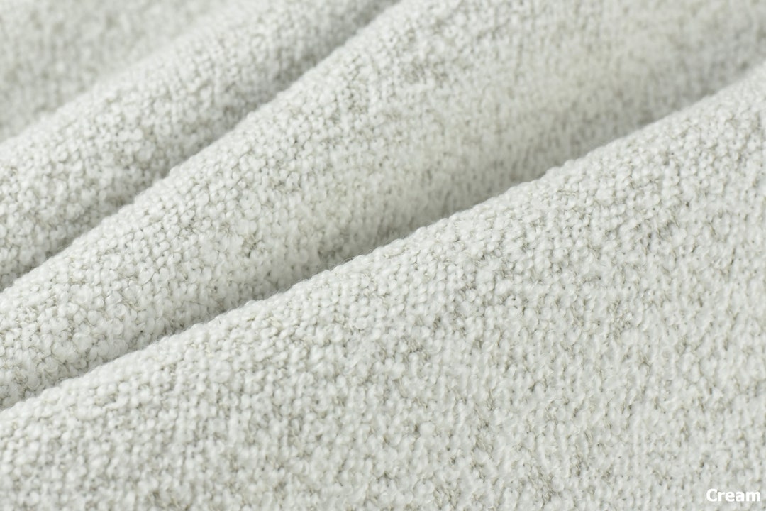 Heavy Weight Nubby Textured Boucle Upholstery Fabric|chunky Woven Ivory ...