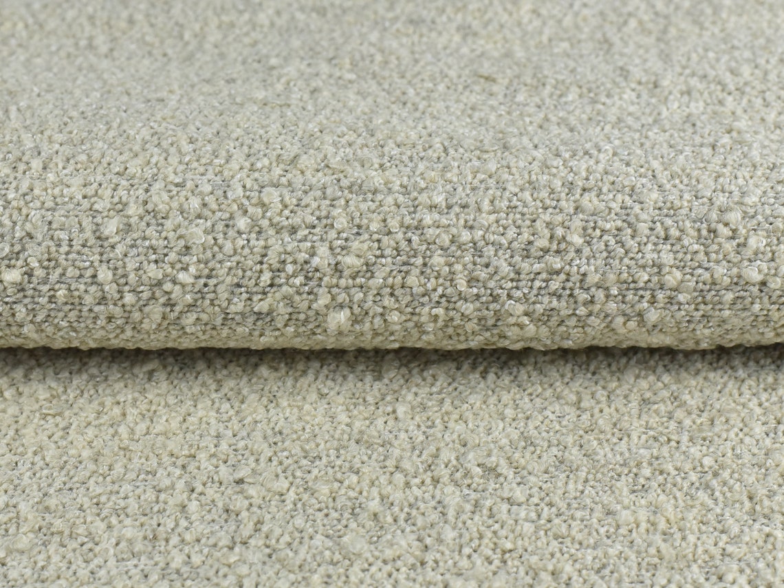 Cream Sand Heavy Wool Blended Texture Boucle Fabric Upholstery - Etsy