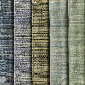 Heavy Weight Luxury Striped Cut Velvet Upholstery Fabric by the Yard ...