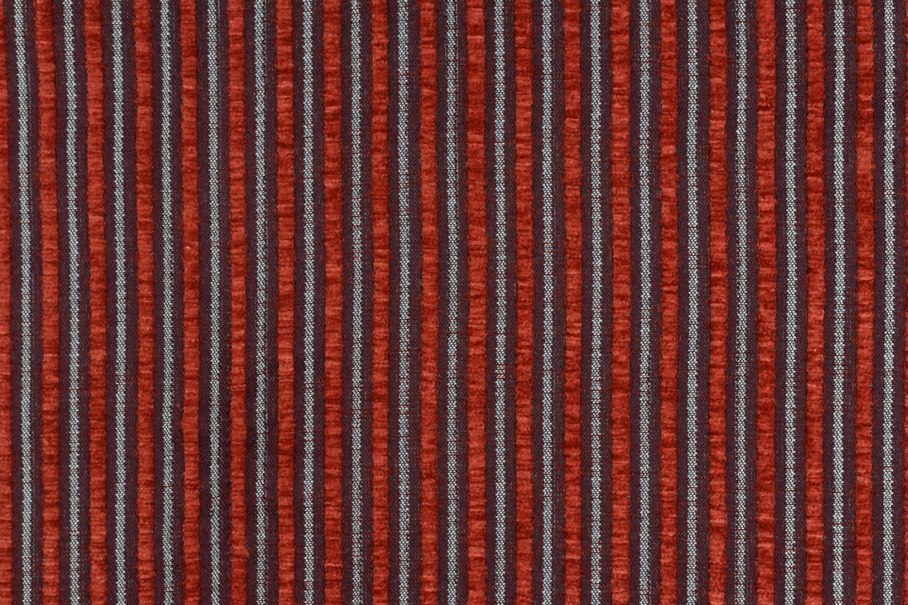 Retro Red Verticle Chenille Stripe Pattern Wovens Solids Upholstery ...