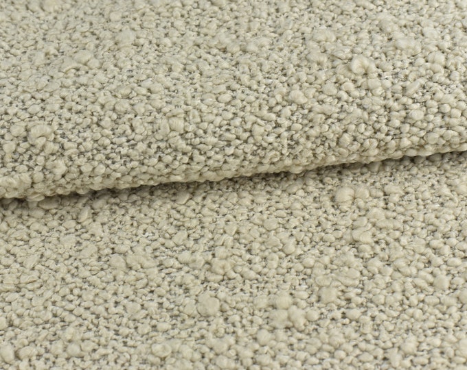 Boucle Fabric off White Loopy Upholstery Fabric Natural Nubbly Textured ...