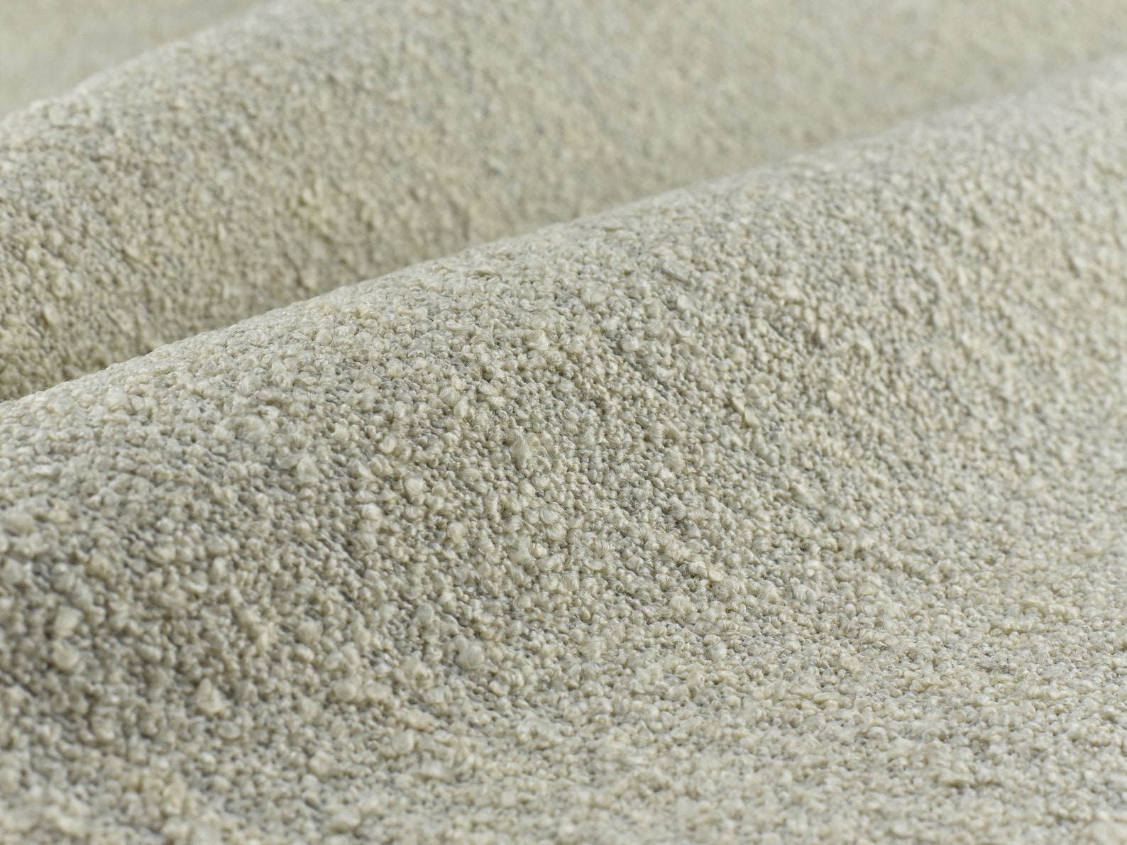 Cream Sand Heavy Wool Blended Texture Boucle Fabric Upholstery Fabric ...