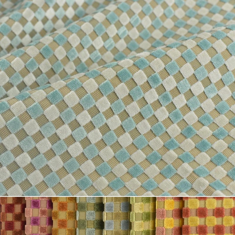 Checkerboard Fabric - Etsy