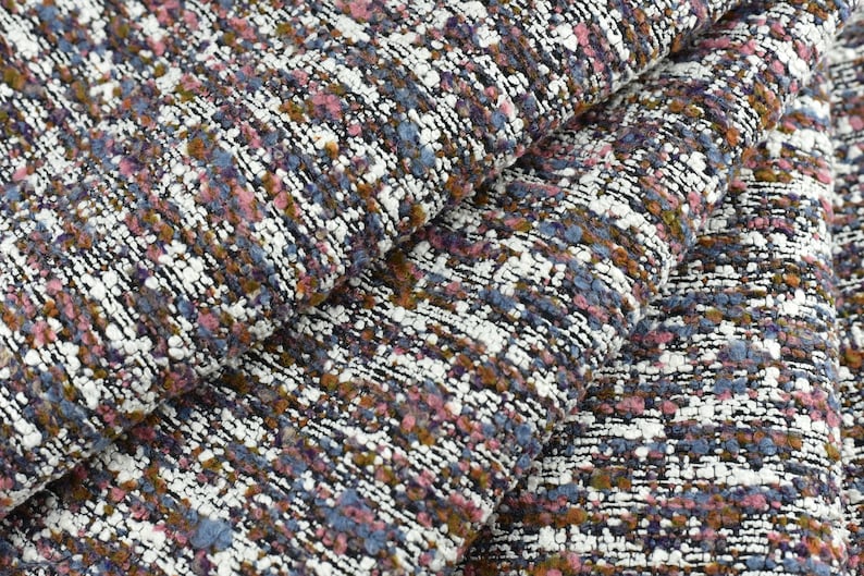 Home Decor Textured Curly Wool Boucle Upholstery Fabric by the - Etsy