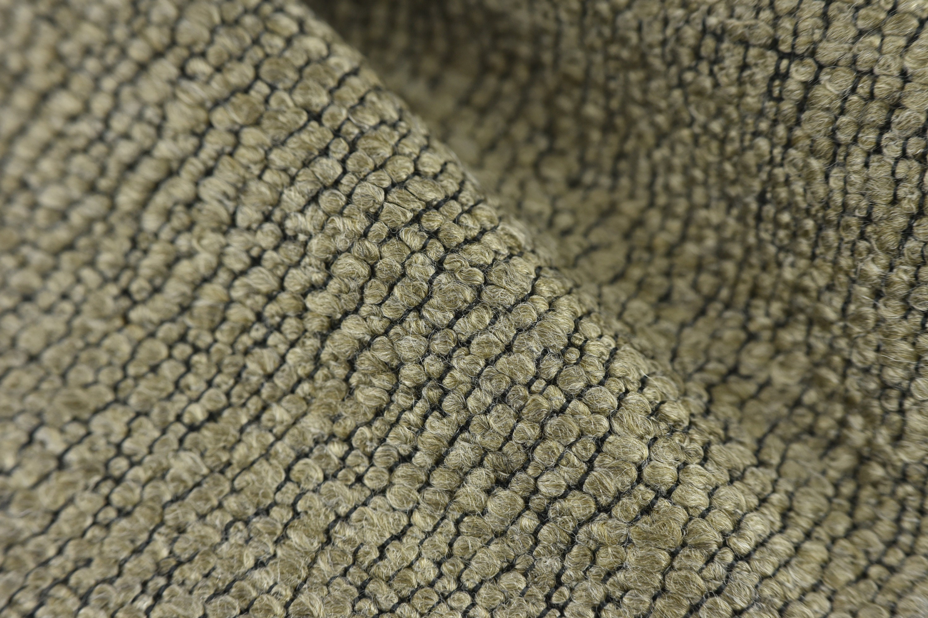 Wool Boucle Fabric Heavy Weight Texture Curly Upholstery Fabric Home ...