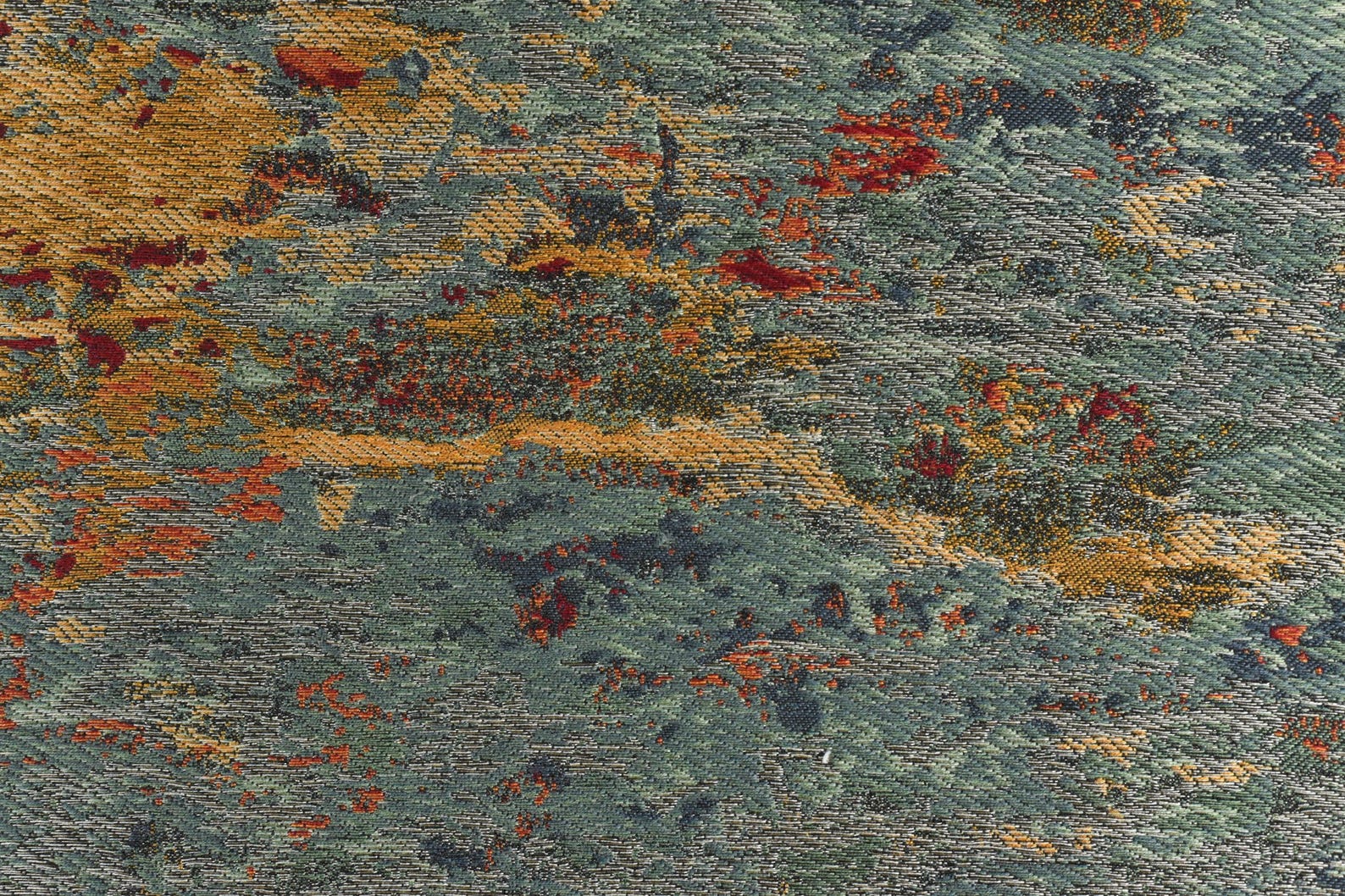 Designer Multi-colored Abstract Woven Jacquard Upholstery Fabric for ...