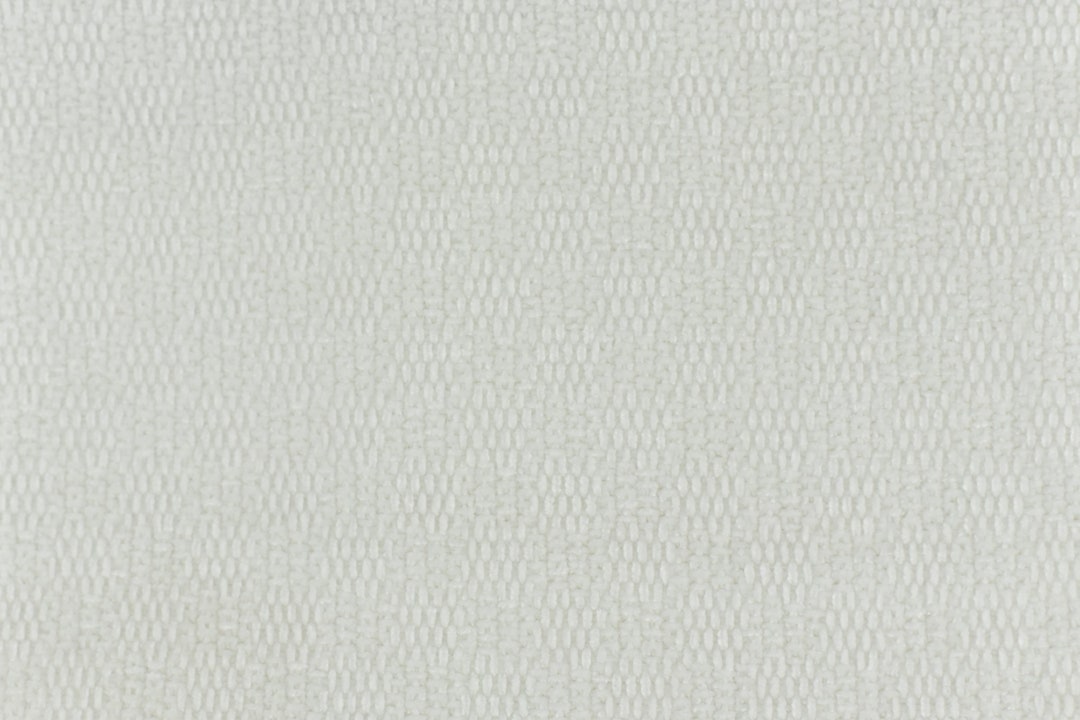 Heavy Duty Pure White Soft Fine Chenille Plushed Textured Cotton Touch ...