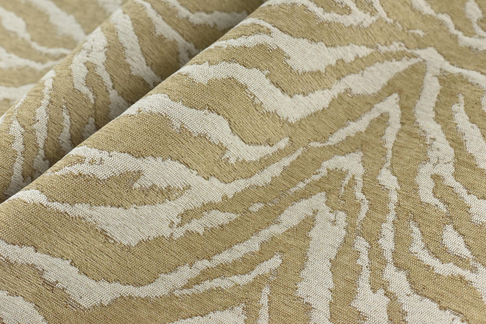 Vintage Tiger Animal Skin Textured Chenille Jacquard Upholstery Fabric ...