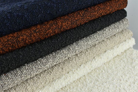 Heavy Weight Boucle Upholstery Fabric Textured Boucle Fabric - Etsy
