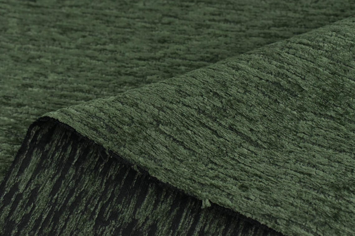 Modern Abstract Woven Raised Green Chenille Texture Upholstery Fabric ...