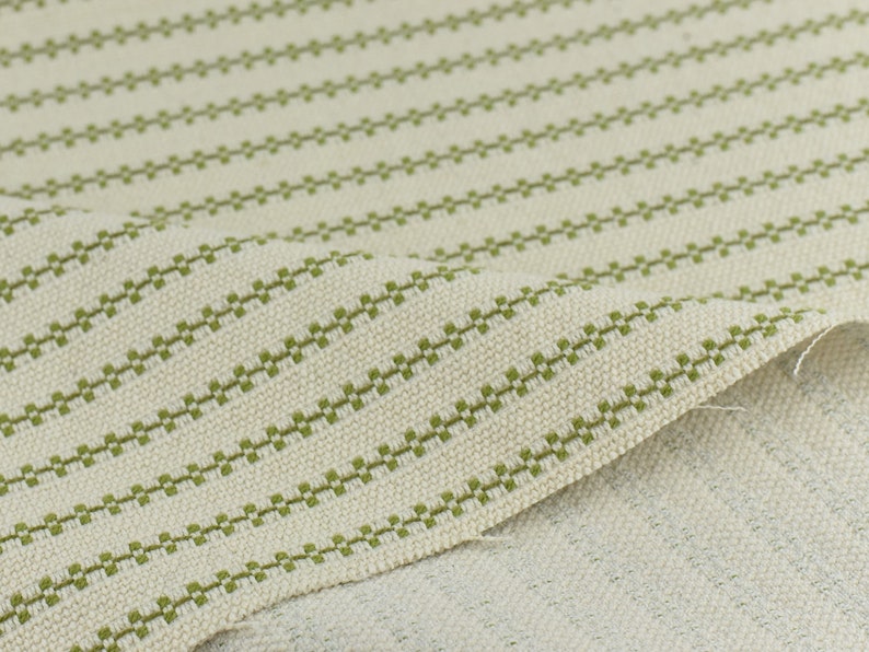 100 Pure Cotton Green Blue Rust Black Stripe Jacquard Geometric ...