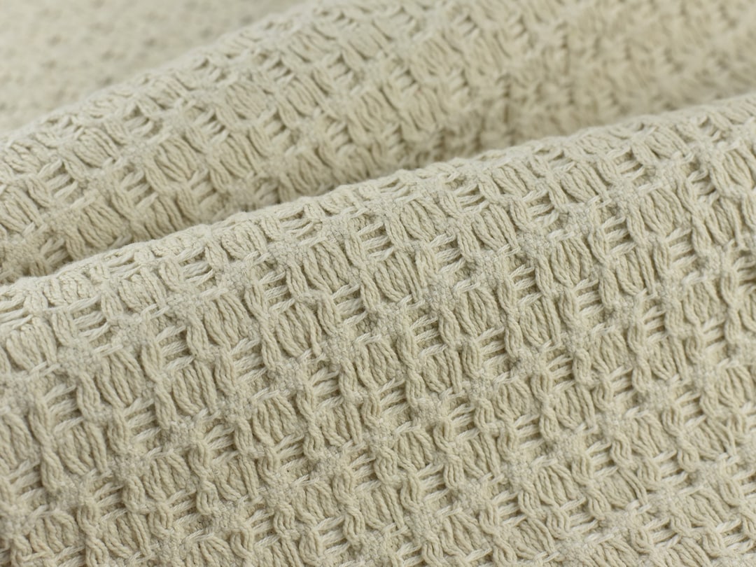 Double Sides 100 Pure Cotton Cream White Nubby Textured Upholstery ...