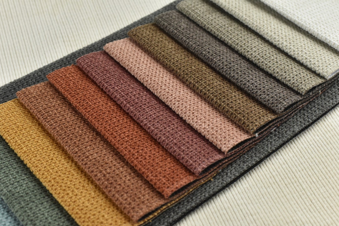 Small Waffle Pattern Corduroy Upholstery Fabric for Couch|solid Color ...