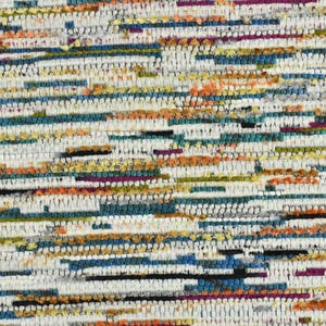 Multi-colored Modern Wool Blend Abstract Stripe Upholsetry Fabric and ...