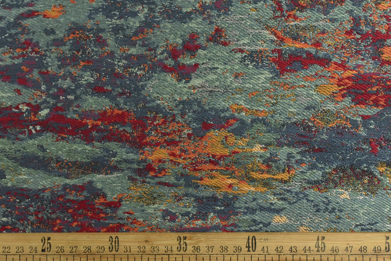 Designer Multi-colored Abstract Woven Jacquard Upholstery Fabric for ...